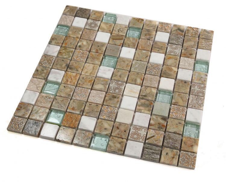 Selene Summer 11.75 x 11.75 Glass Mosaic Tile – armadatile.com